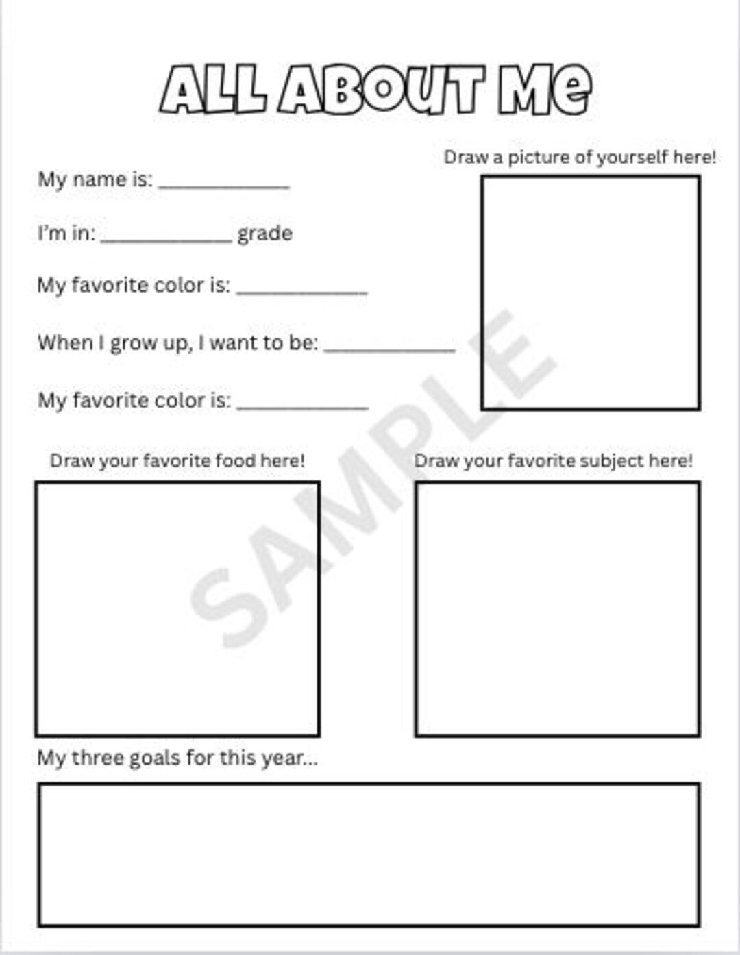 First Day Coloring Page | Back to School Activity (PDF) - Etsy