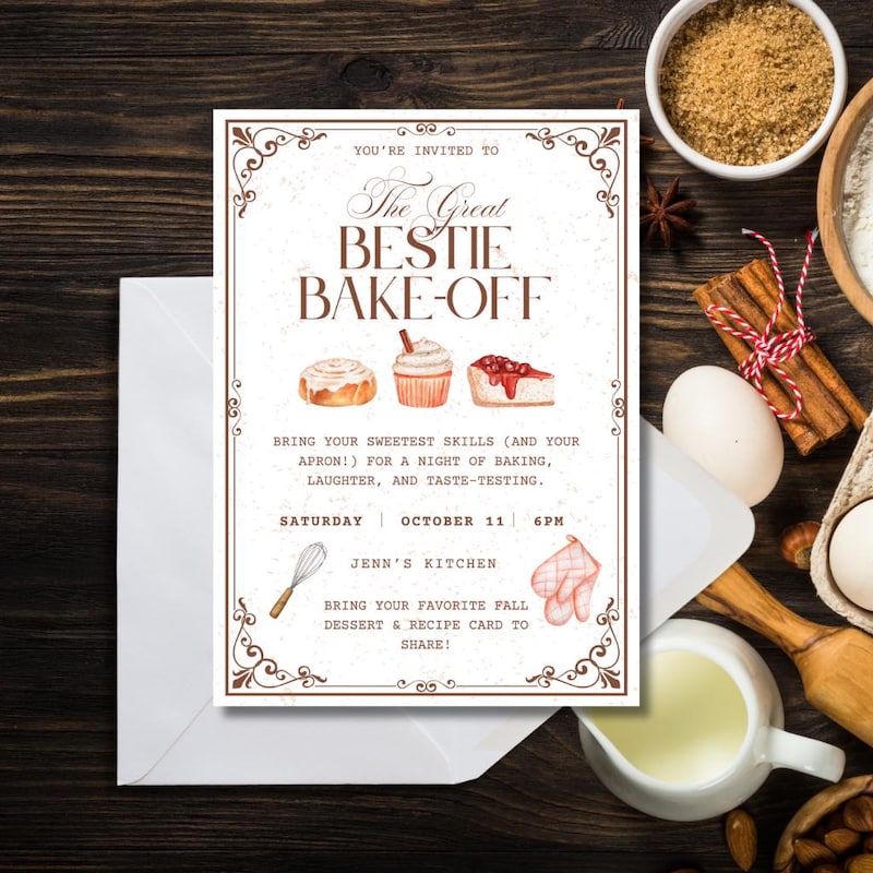 Bake off Flyer - Etsy