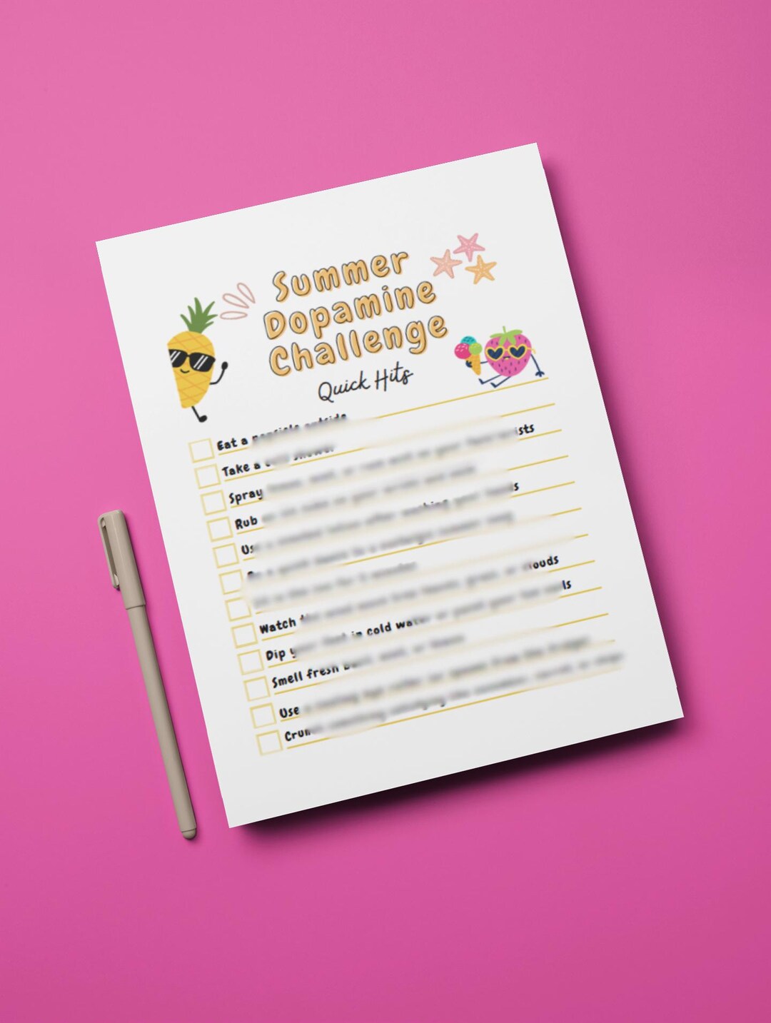 Boost Dopamine Summer Challenge, 110 Fun Ways to Get a Dopamine Hit ...