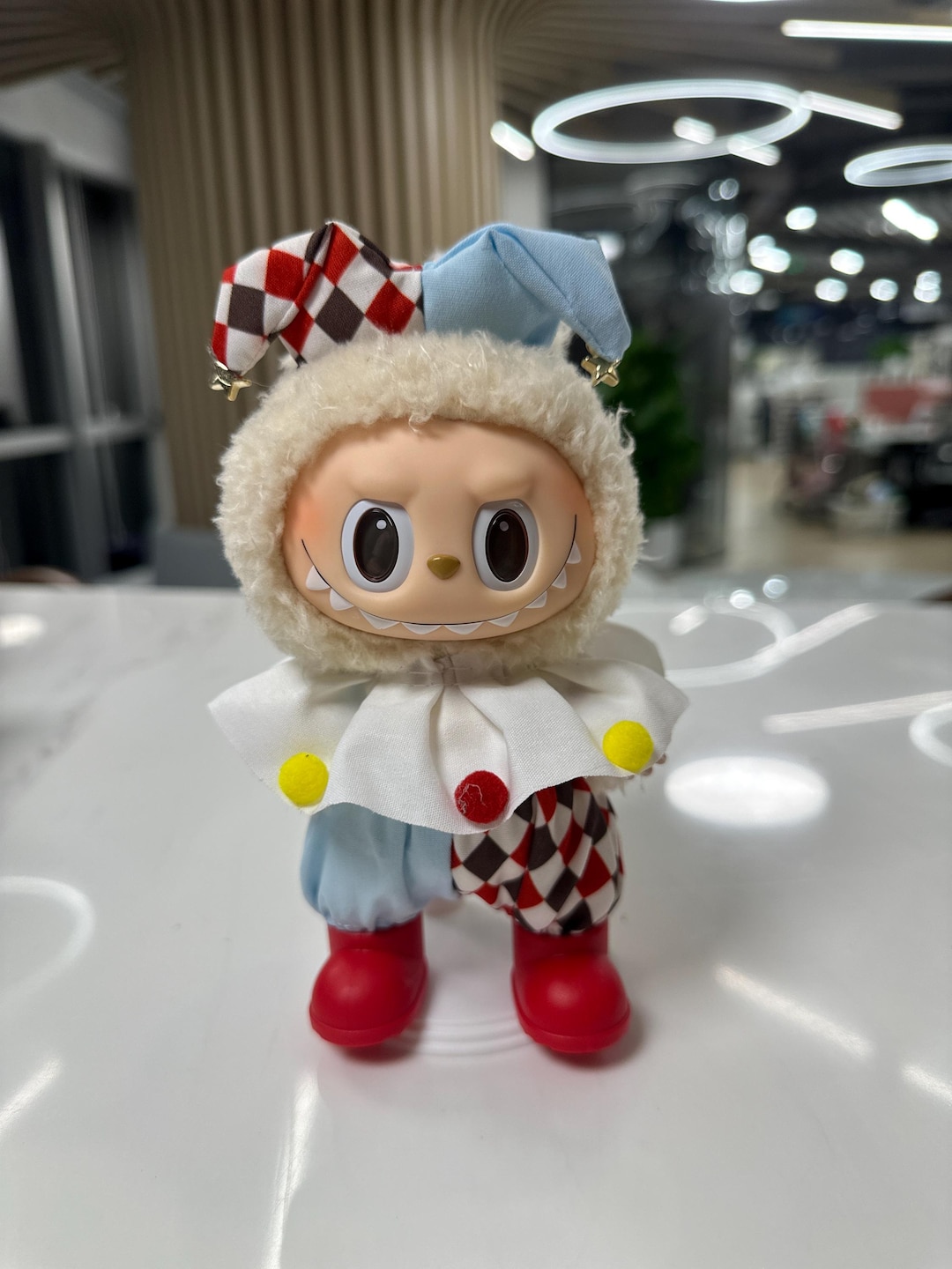 Handmade Labubu Clown Costume | Fits POP MART Labubu Figure | Harlequin ...
