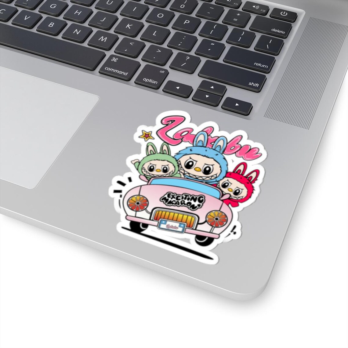 Labubu Car Kiss-cut Stickers | Fun Laptop Decals, Scrapbooking Accents ...