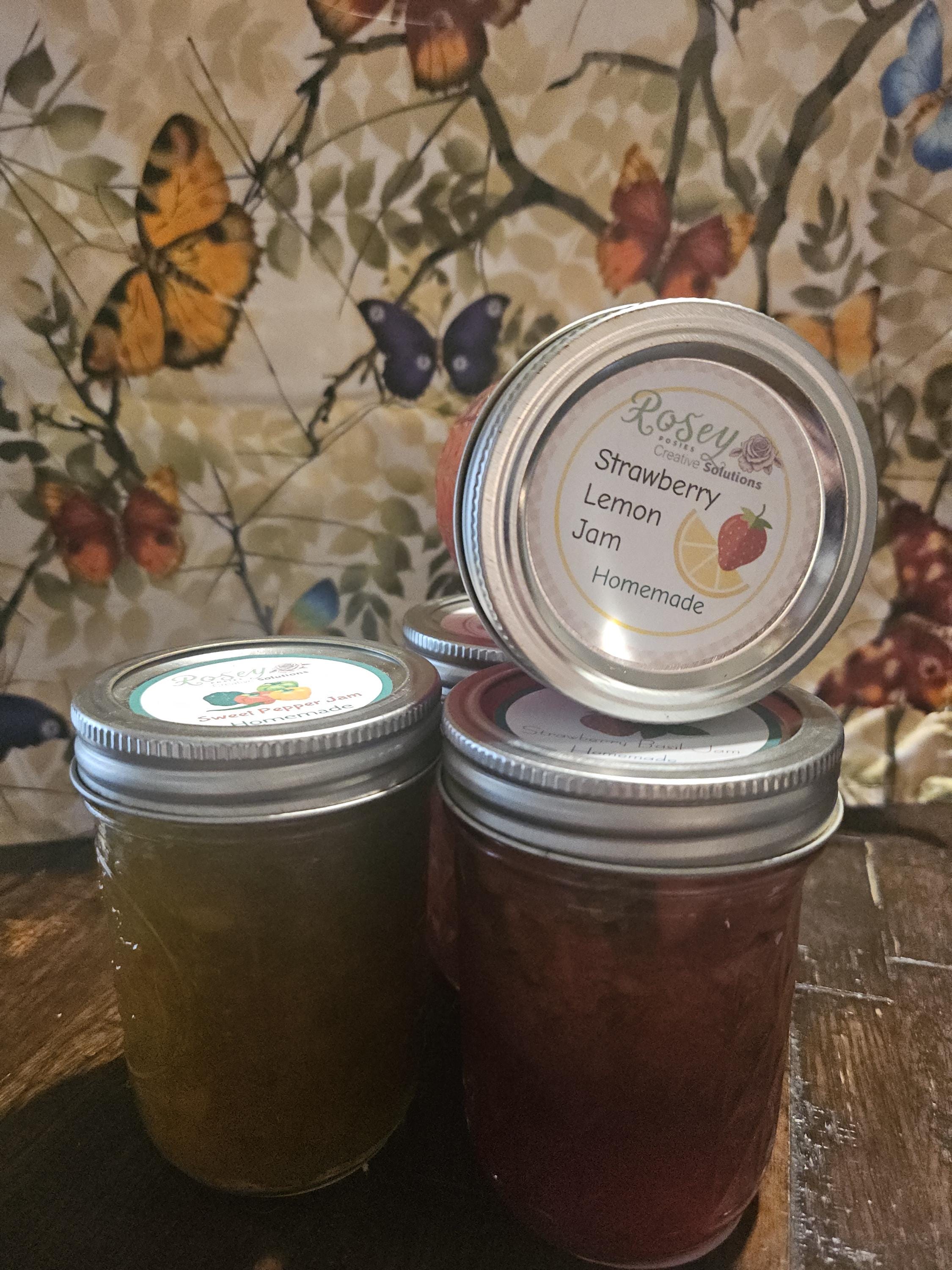 Variety of Homemade Strawberry Jams - Etsy