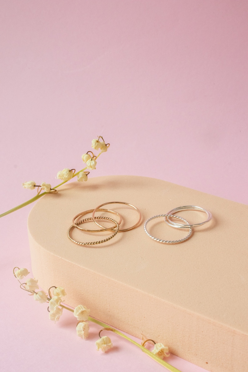 Triple Rolling Ring Anxiety Fidget Ring Worry Ring - Etsy