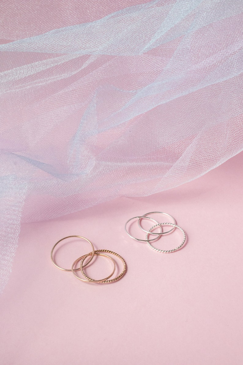 Triple Rolling Ring Anxiety Fidget Ring Worry Ring - Etsy