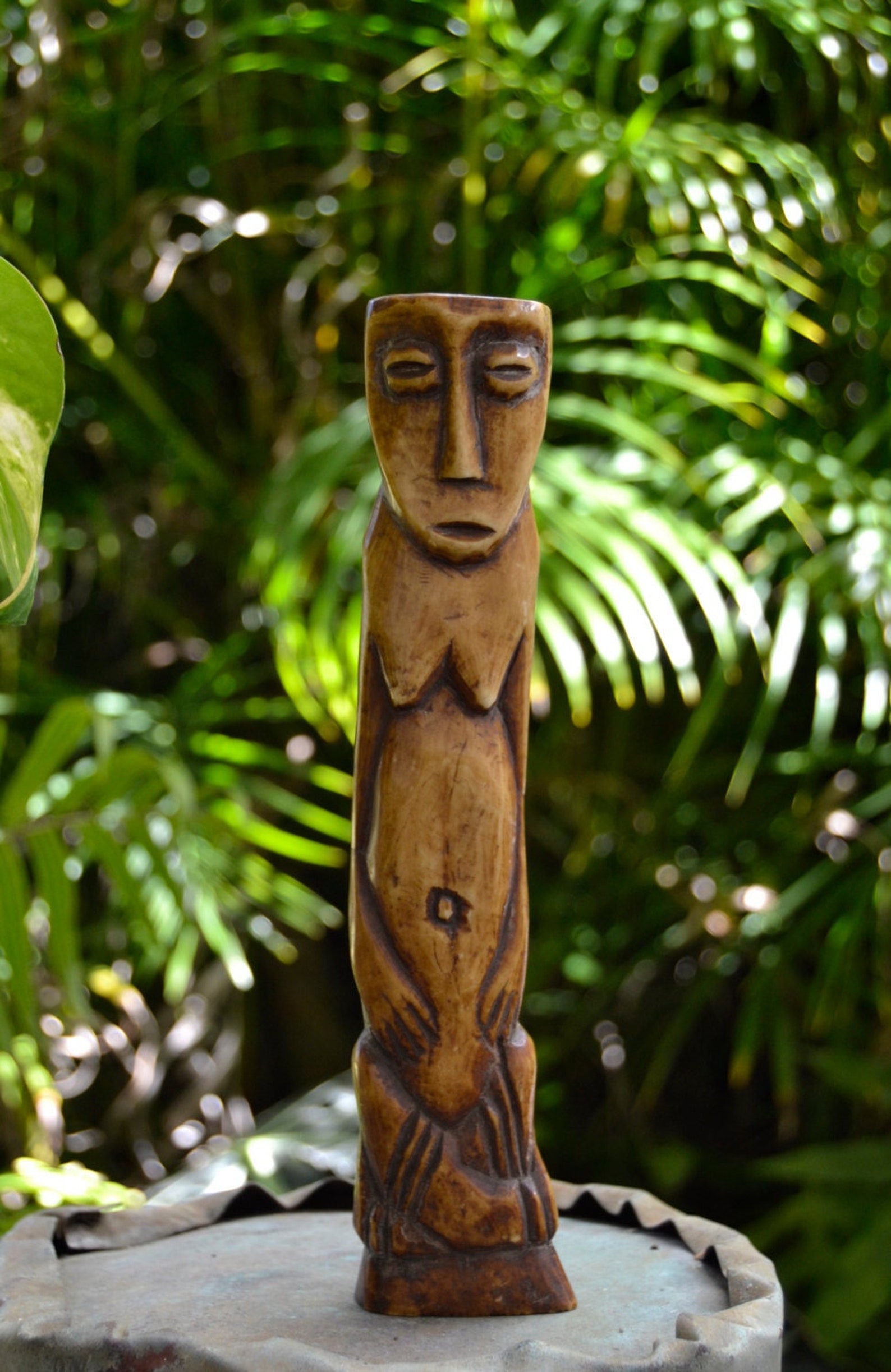 TIMOR Indonesian Bone Tribal Sculpture Organic Effigy 8 3/8" Tall - Etsy