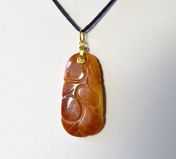 Rare Vintage Chinese Opaque Red Gourds JADE JADEITE … - Gem