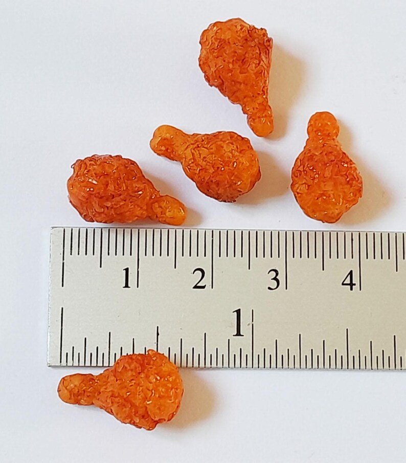 20 Dollhouse Miniature Fried Chicken Drumsticks * Doll Mini Food ...