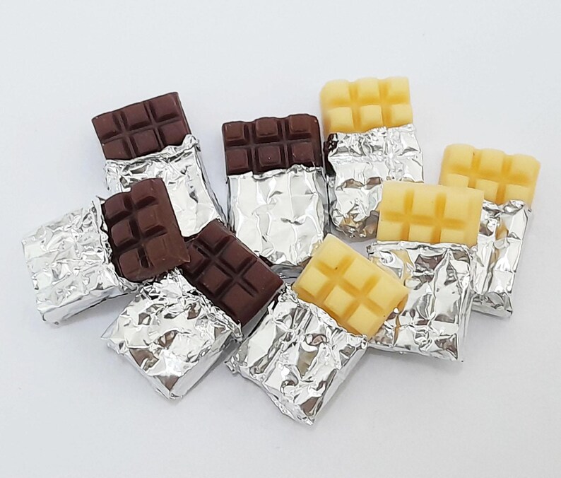 50 Mixed Dollhouse Miniature Chocolate Bars With Foil Wrapping Doll ...