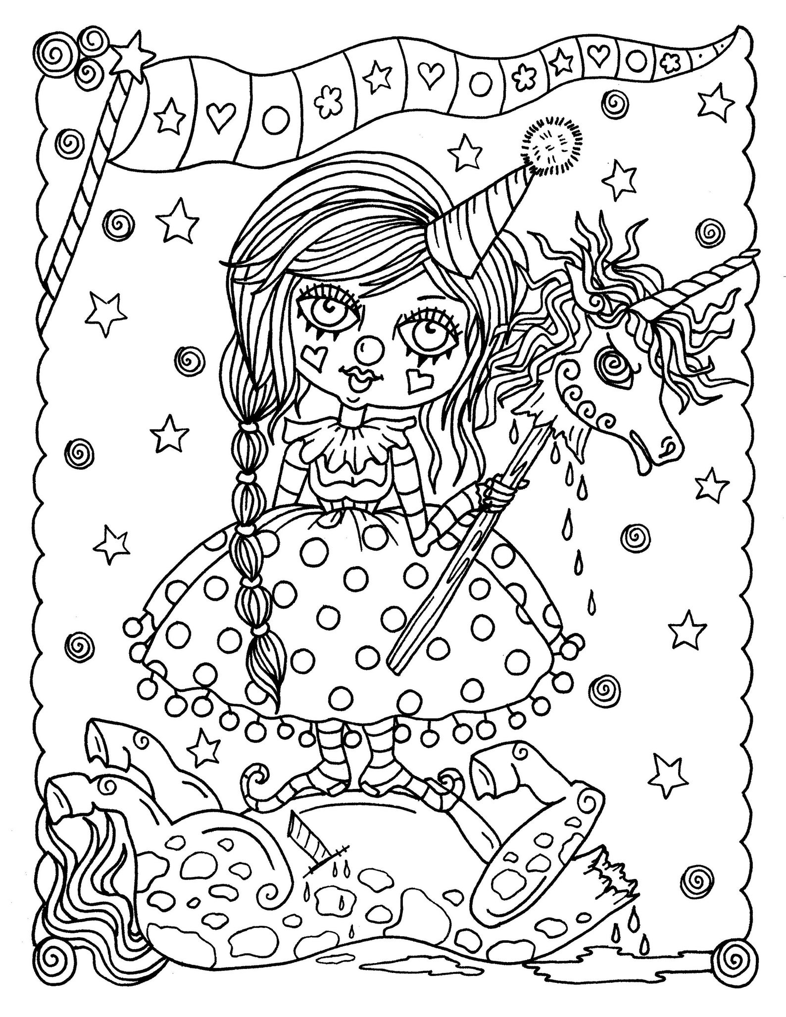 Misfits Digital Coloring Book PDF Printable Coloring Pages, Halloween ...