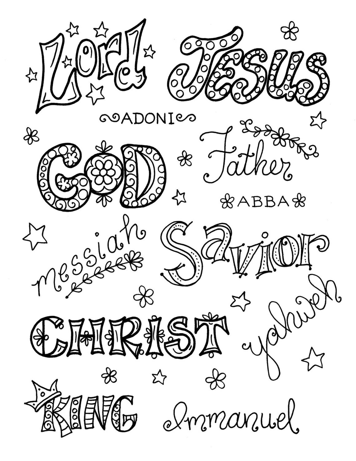 Bible Journaling Clip Art 4 Pages to Create Fun and Beautiful | Etsy