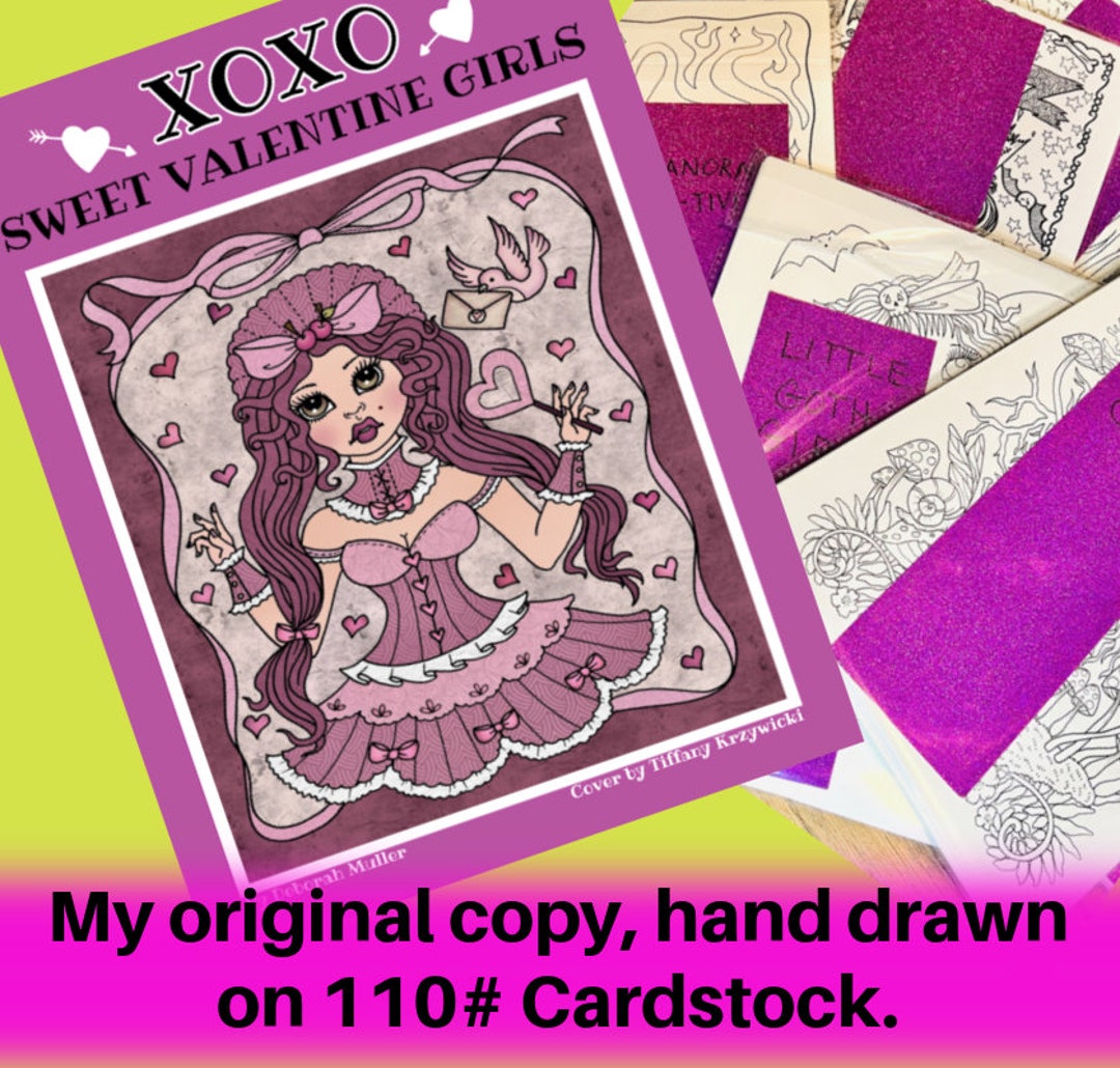 Original Pages of My Coloring Books. 110 Cardstock Unbound - Etsy