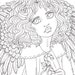 Christmas Angels Coloring Book PDF Files, Instant Download. Beautiful ...
