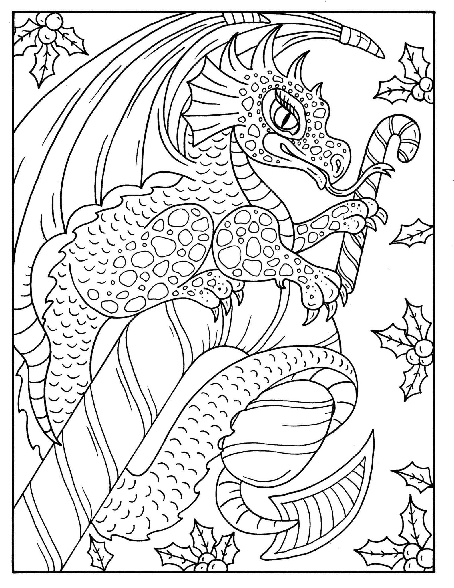 Christmas Magic Digital Coloring Book Pages Fantasy Art Adult - Etsy