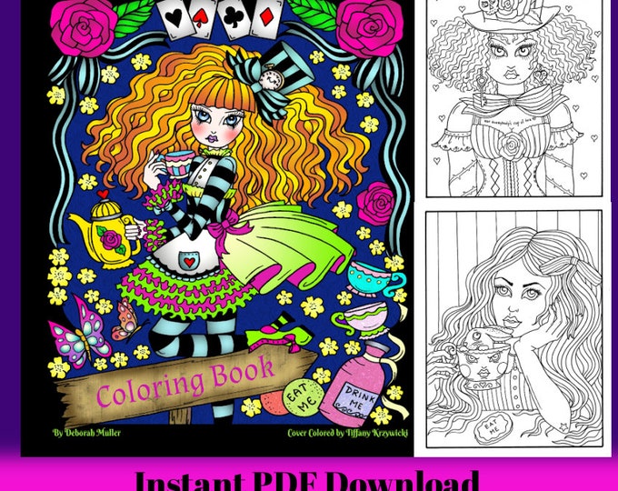 Wild Women of the Woods Coloring Book, Instant Download, Printable ...