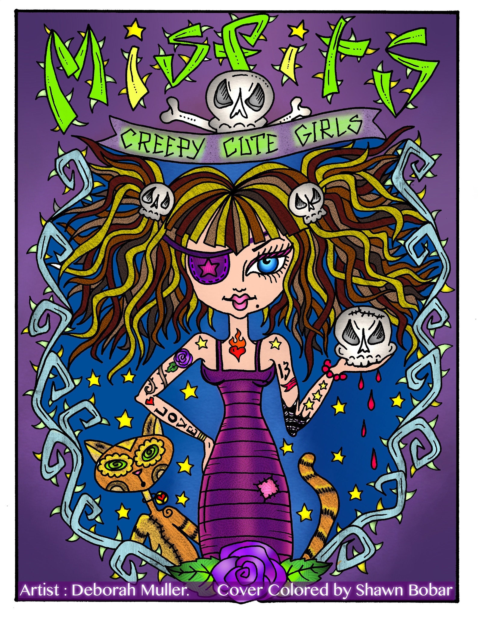 Misfits Digital Coloring Book PDF Printable Coloring Pages, Halloween ...