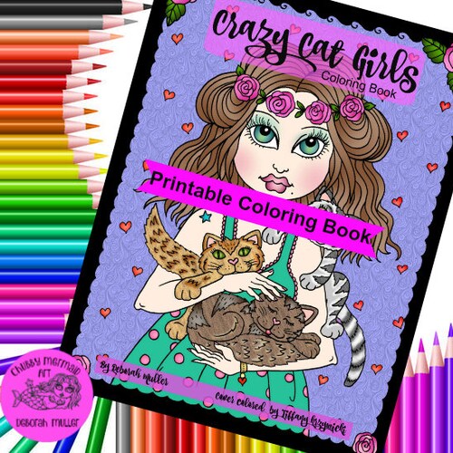 Printable Storybook and Fairytale Girls Coloring Book. Fun - Etsy