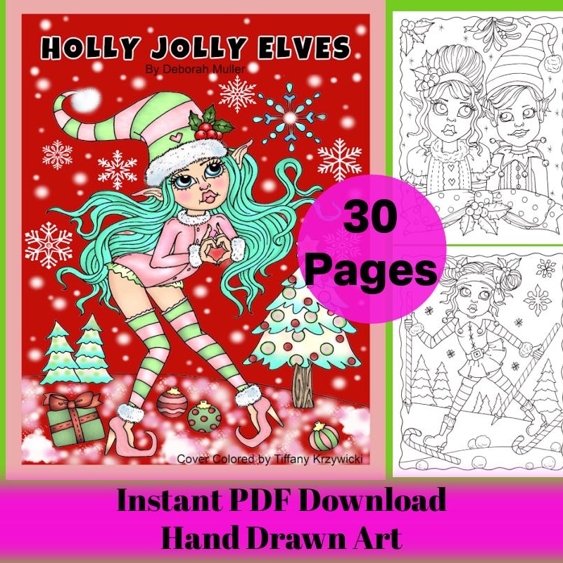 Jolly Colouring Book - Etsy