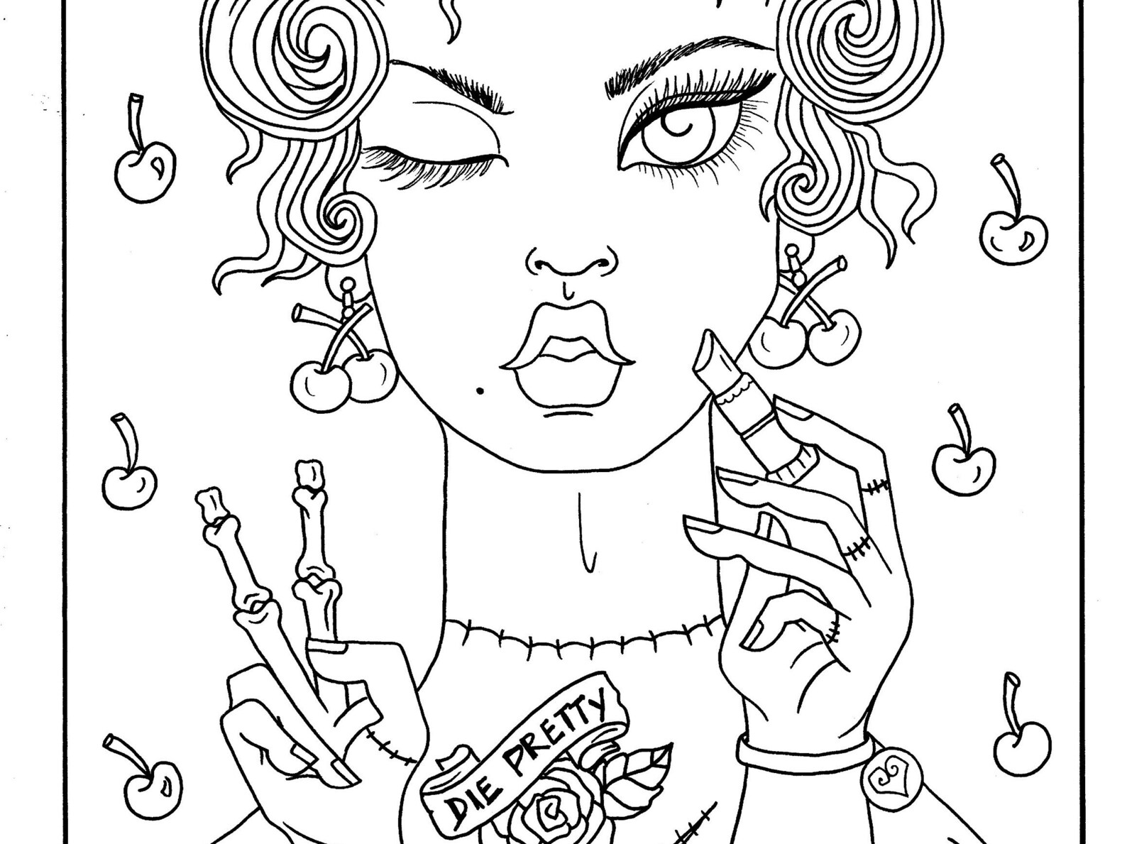 Bizarrely Beautiful Digital Download Coloring Book. Halloween - Etsy Bizarrely Beautiful Digital Download Coloring Book. Halloween - Etsy