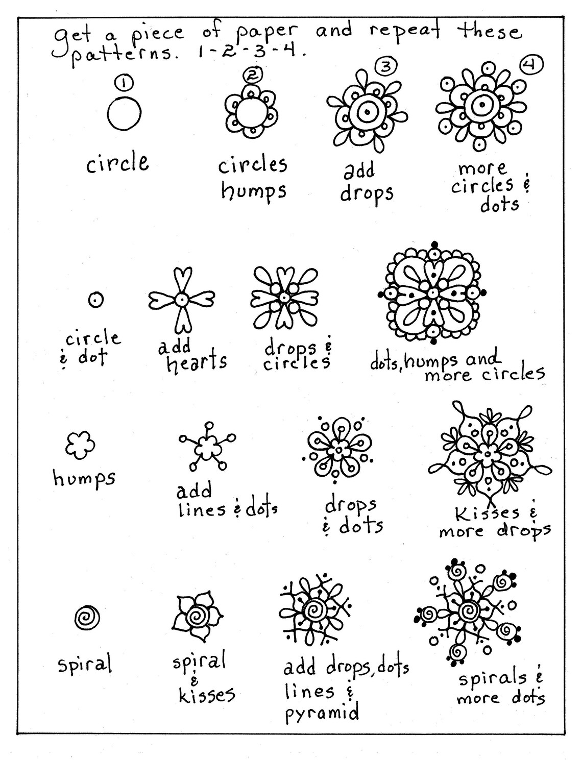 Learn How to Doodle Draw Instant Download Book Zen Doodle - Etsy