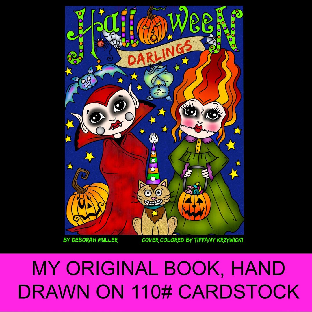 Original Pages of My Coloring Books. 110 Cardstock, Unbound, Artist ...