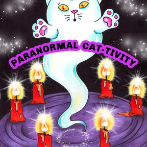 Paranormal Cat-tivity PDF Coloring Book. Fun and Whimsical Coloring ...