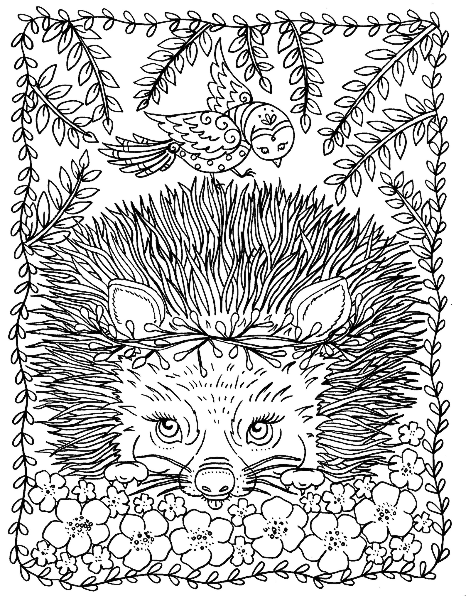 Digital Download Spring Animals to Color Instant Download - Etsy