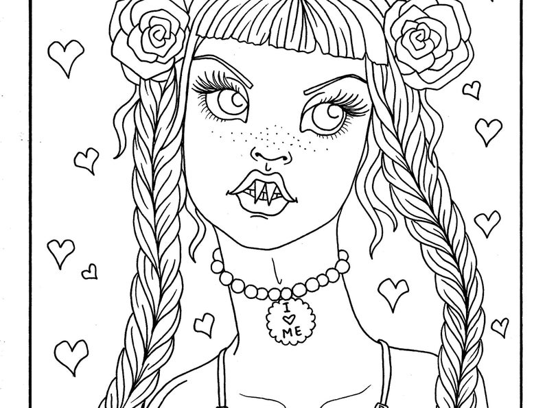 Bizarrely Beautiful Digital Download Coloring Book. Halloween - Etsy Bizarrely Beautiful Digital Download Coloring Book. Halloween - Etsy