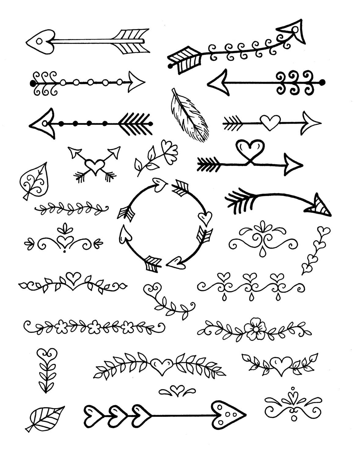 Bible Journaling Clip Art 4 Pages to Create Fun and Beautiful | Etsy