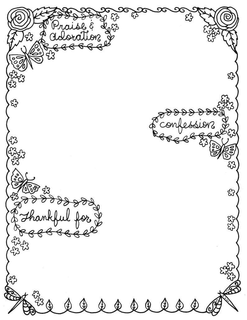 Bible Study 5 Page Pack Note Pages Instant Download 5 Pages to Journal ...
