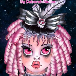 ARTIST EDITION of Gothic Portraits. 110# Cardstock, Top Spiral Bound ...