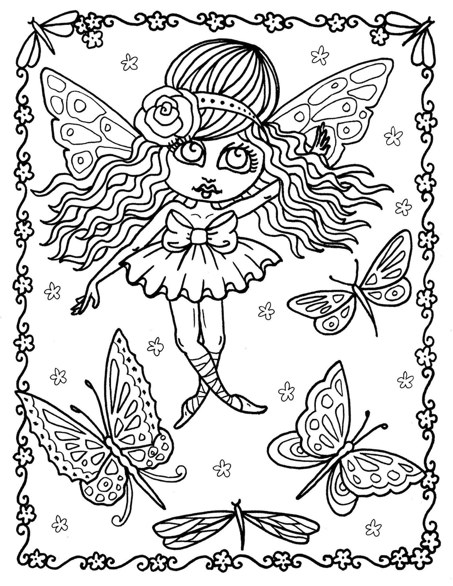 Digital Download Coloring Book, Adult Color Books, Ballet, Tutus, Dance ...