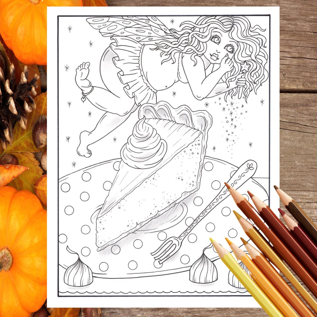 Sweets Fairy. Download. Holiday Fairies, Thanksgiving Pie Fairy, Sweet ...