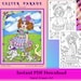 Easter Parade Instant Download COLORING BOOK. Spring Has Sprung and ...