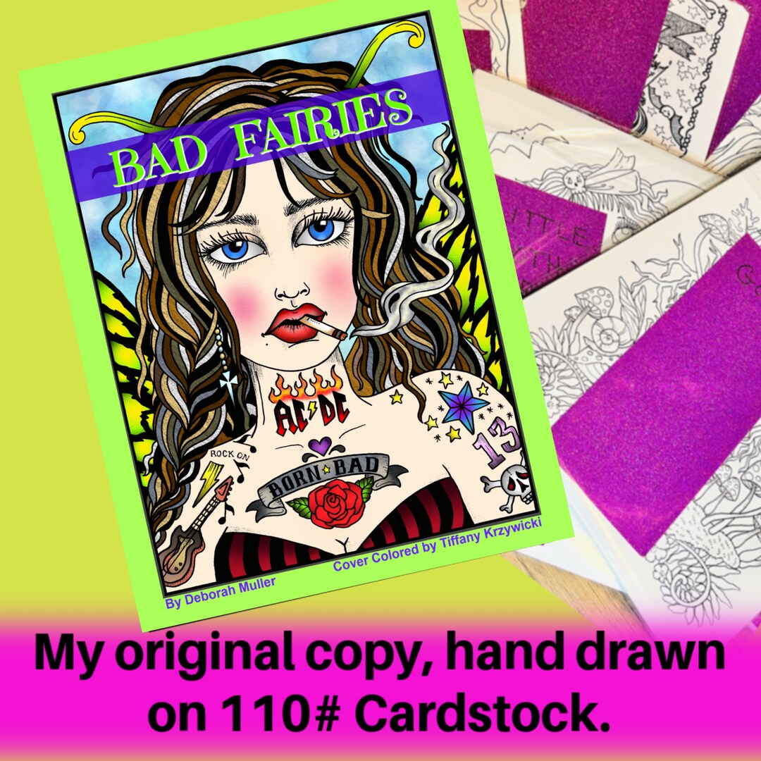 Original Pages of My Coloring Books. 110 Cardstock, Unbound, Artist ...