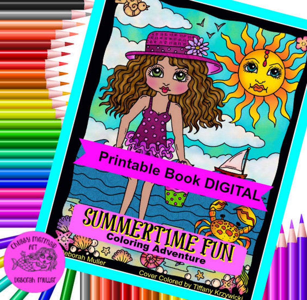 Summertime Fun Coloring Book Full of Magical Memories of Summer. PDF ...