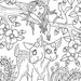 Magic Garden Instant Download Coloring Book. Magical Fantasy Creatures ...