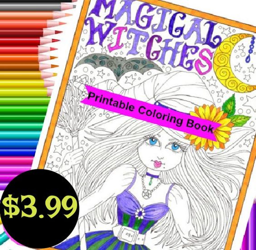 Magical Witches Instant Download PDF Files, Witchy Fun for All Ages ...