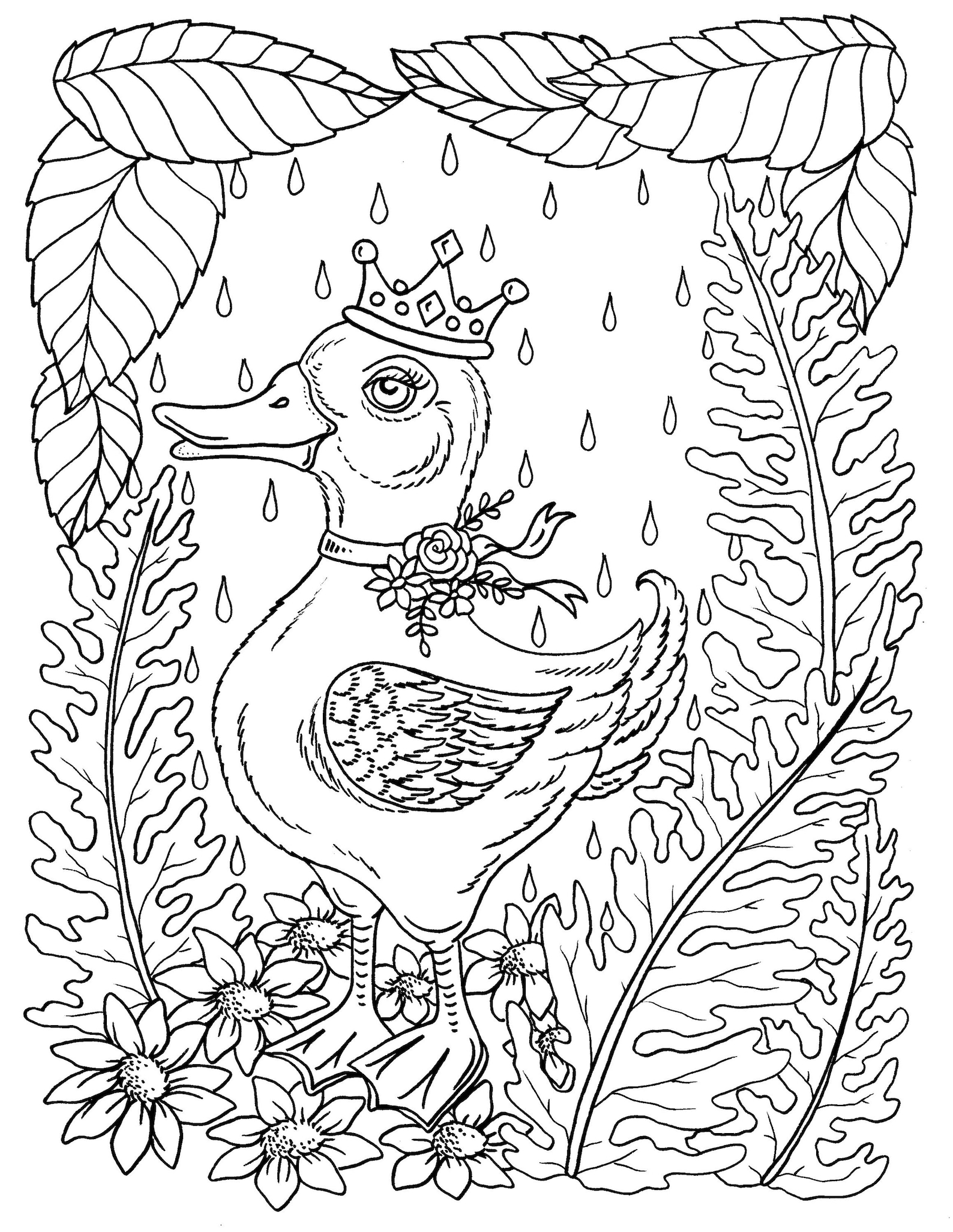 Digital Download Spring Animals to Color Instant Download - Etsy