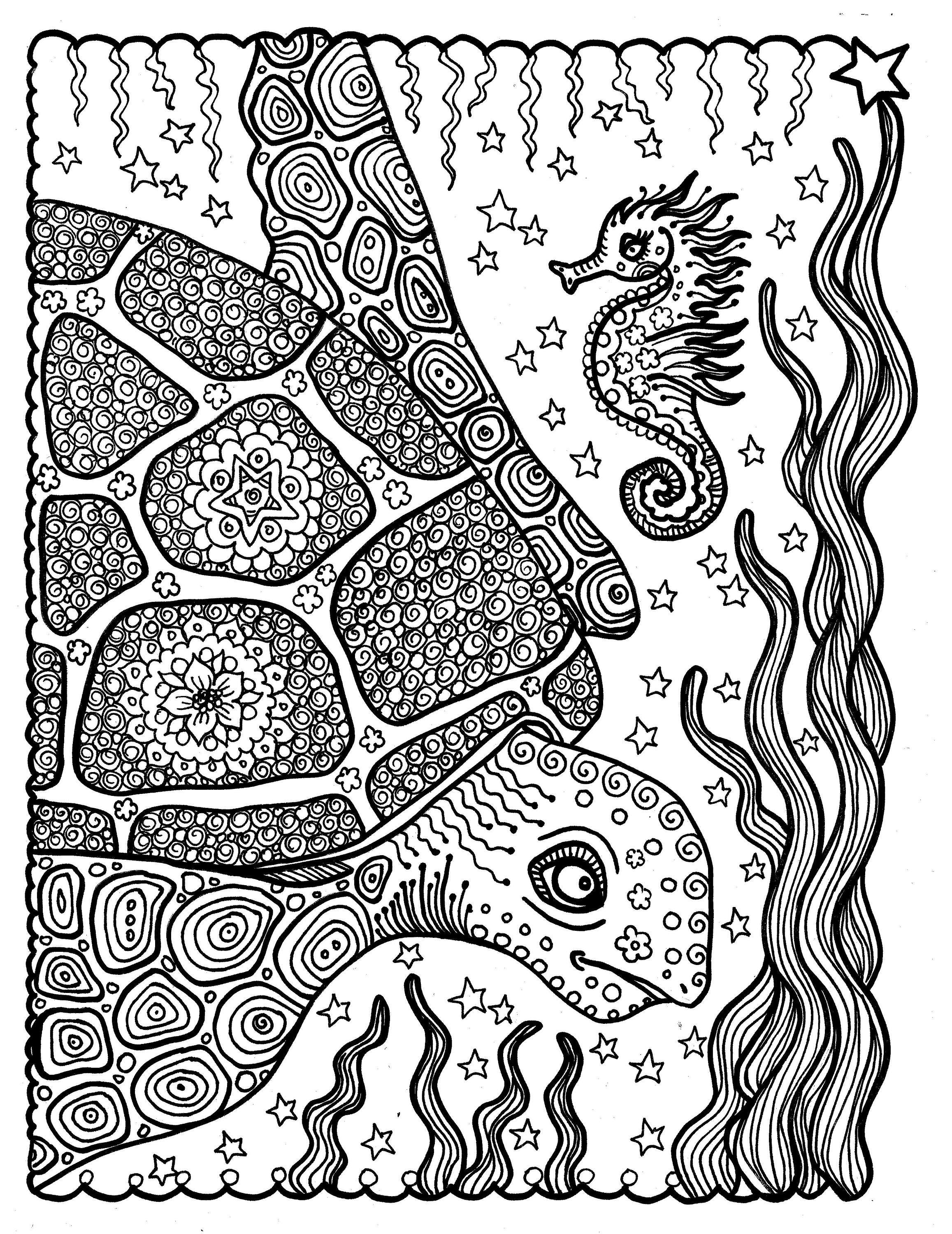 Aboriginal Turtle Colouring In