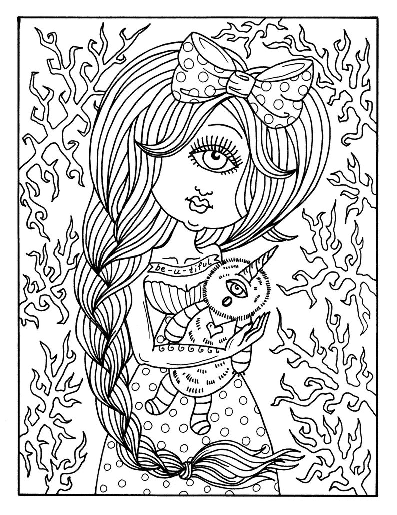 Misfits Digital Coloring Book PDF Printable Coloring Pages | Etsy