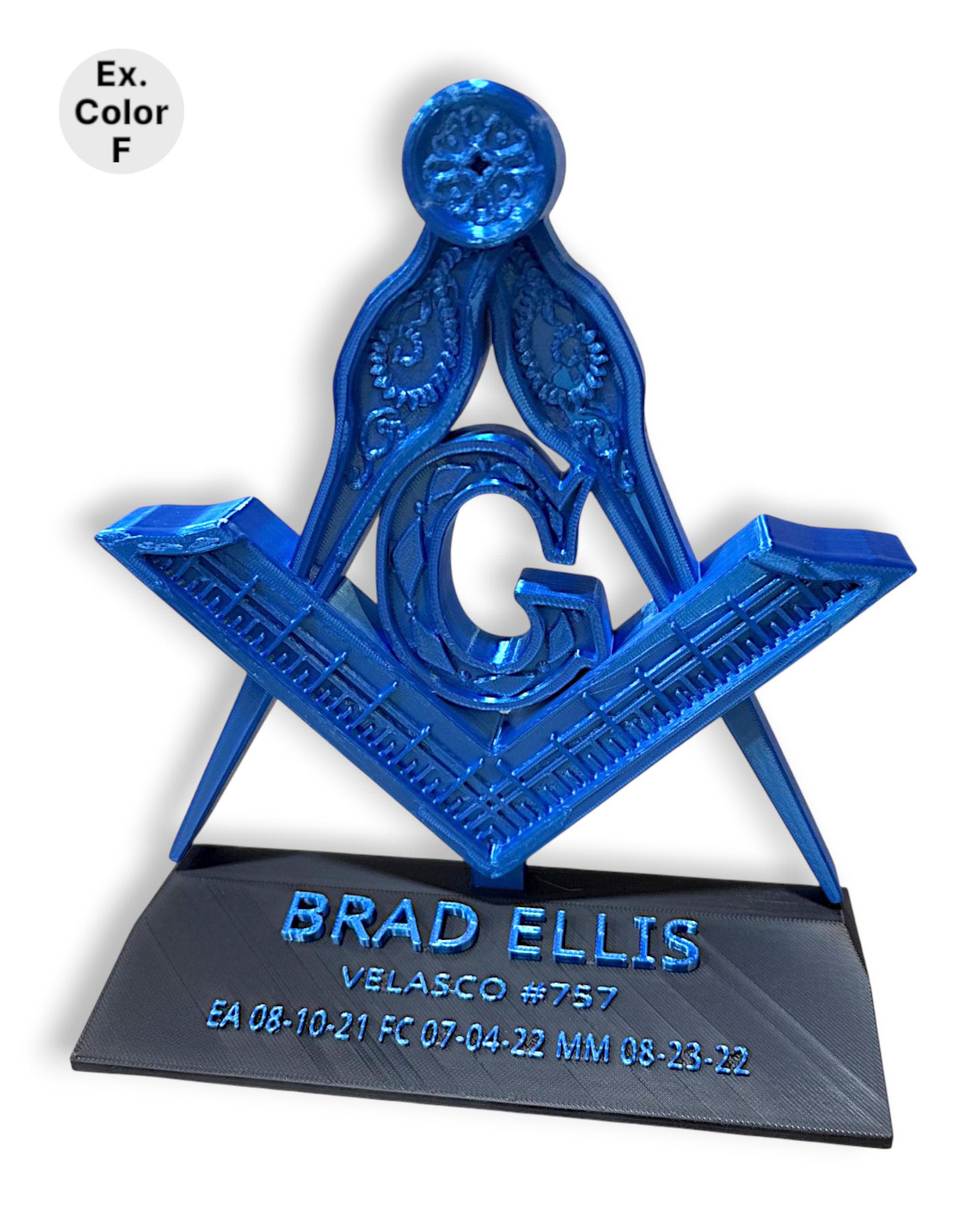 Masonic Accolade Desk Plaque - Etsy