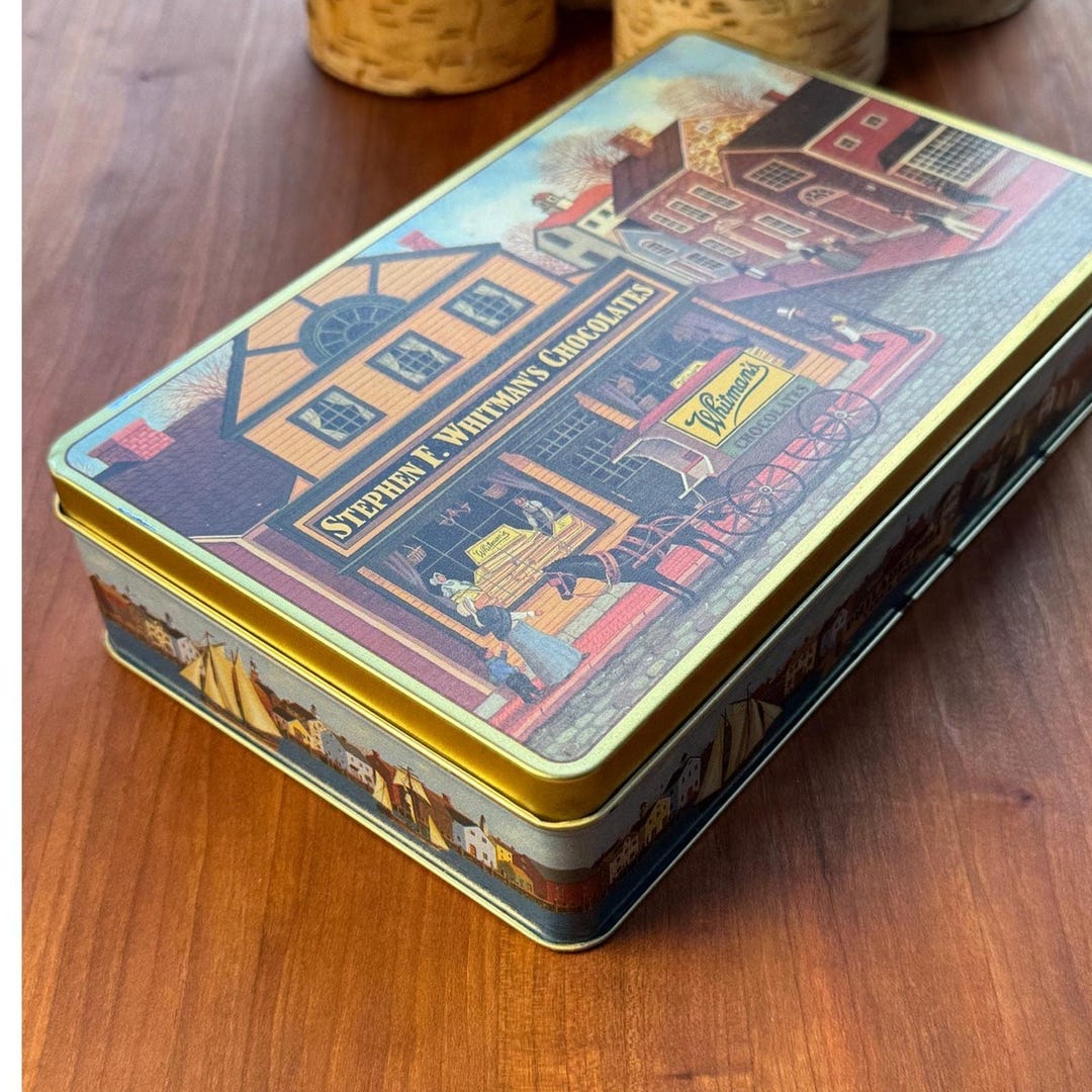 1994 Whitman’s Tin Hinged Box - Vintage Limited Edition Collectible ...