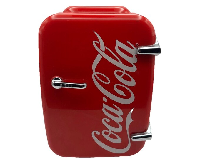 Coca Cola Coke Mini Fridge Compact Personal Refrigerator Cooler Warmer ...