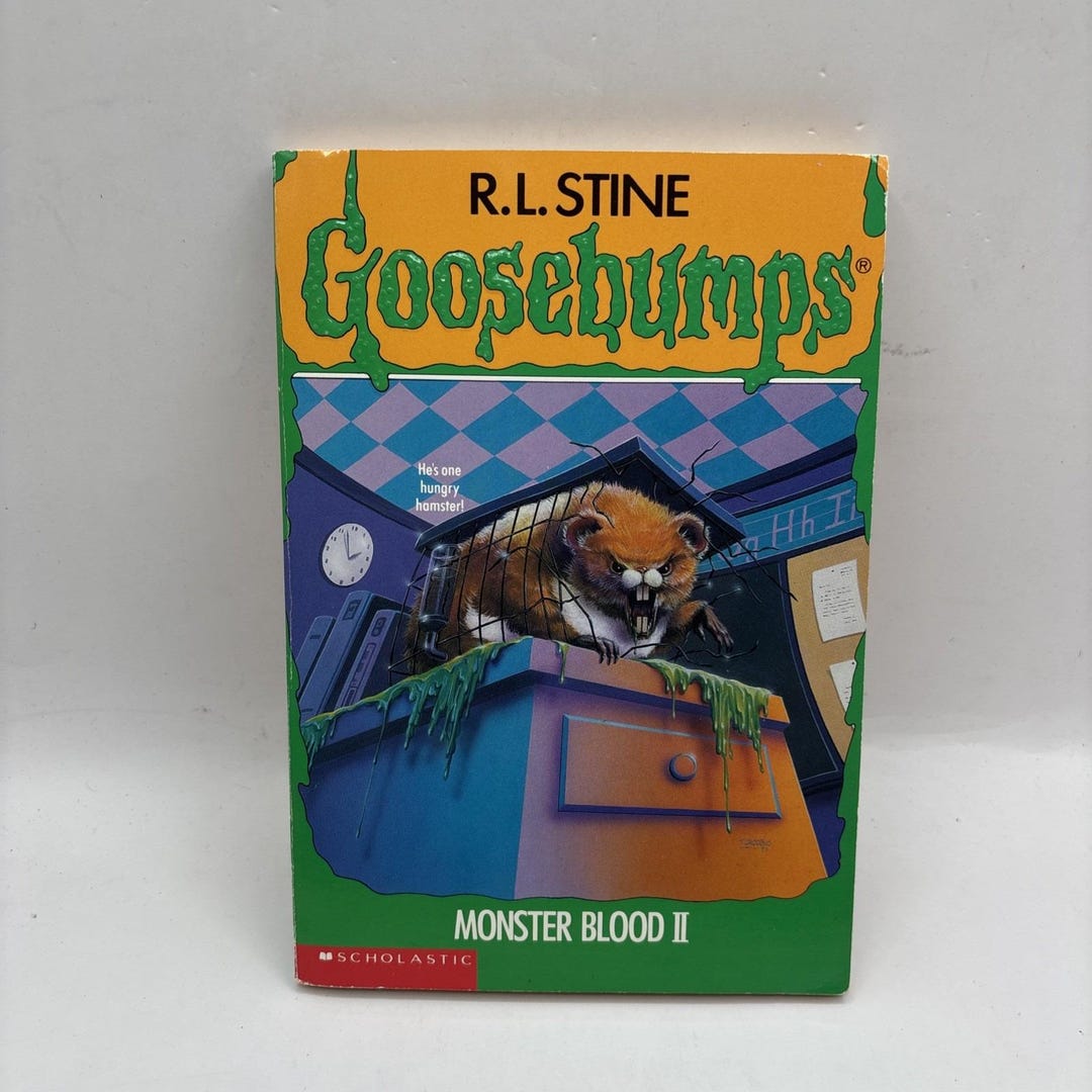Goosebumps #18 Monster Blood II 2 ~ Actual 1st Print ~ R.L. Stine - Etsy
