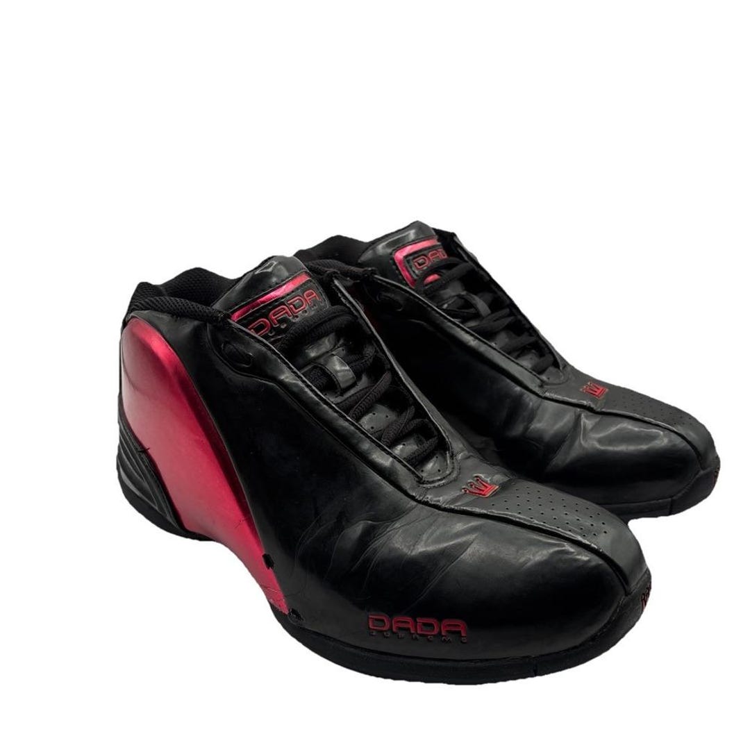Dada Supreme Chris Webber Size 8.5 Cdubbz Rare Black Red Athletic Shoes ...