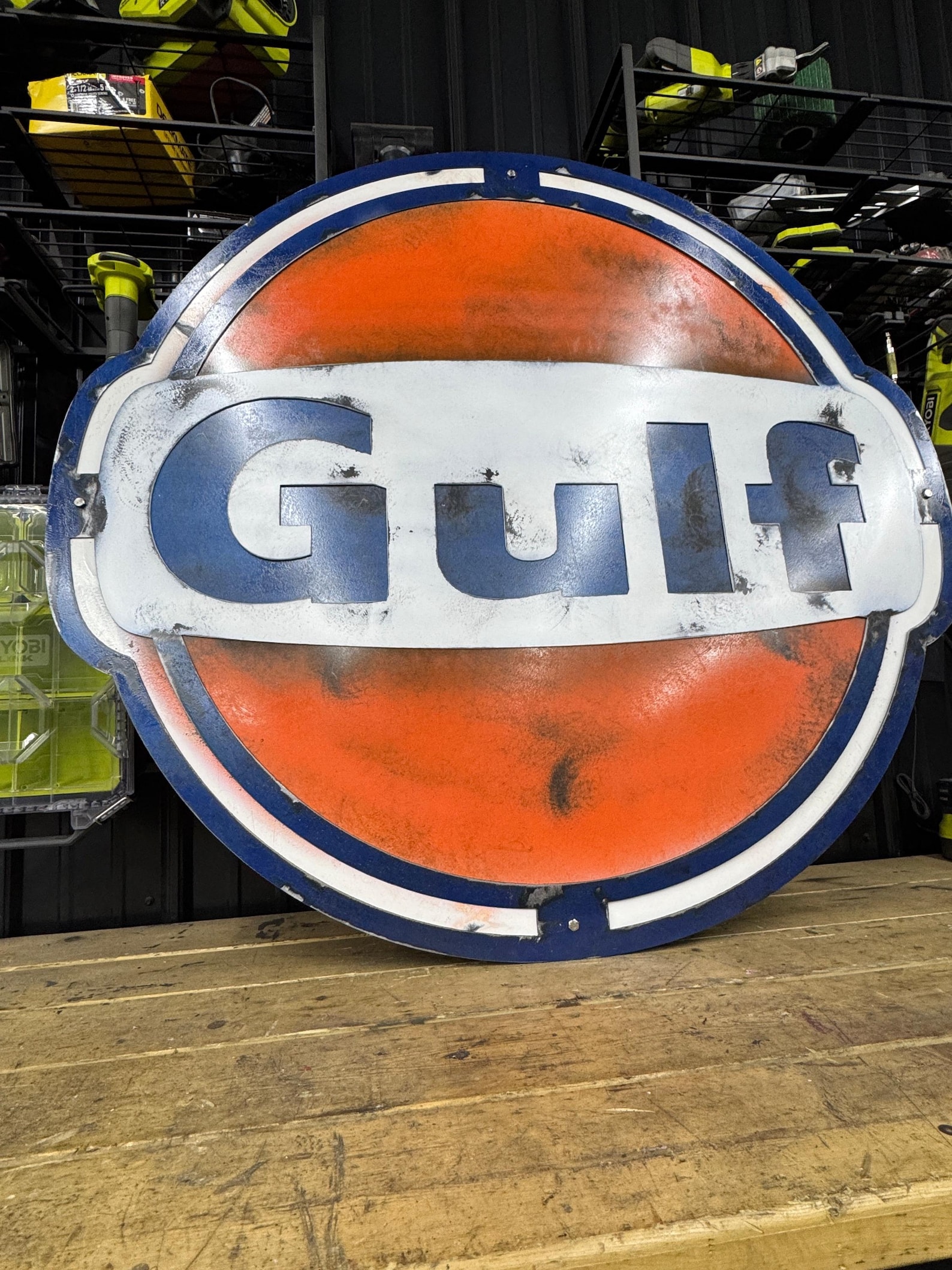 Gulf Station Sign - Etsy
