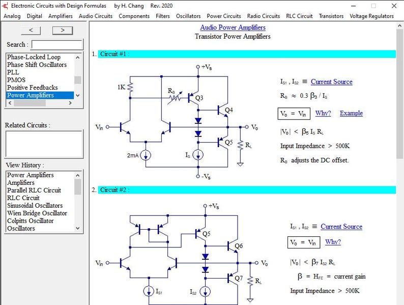 Electronic Circuits With Equations and Graphs - Ebook - Etsy