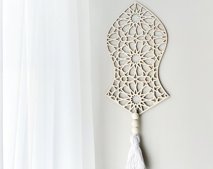 Decorative Wooden Sandala Geometric Islamic Design ~ Shape of Prophet ...