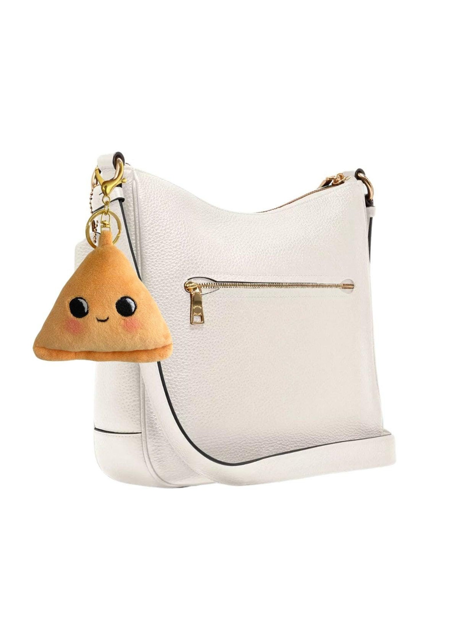 Cute Plushy Samosa Keychain Coin Purse Pakistan Eid Mubarak Ramadan ...