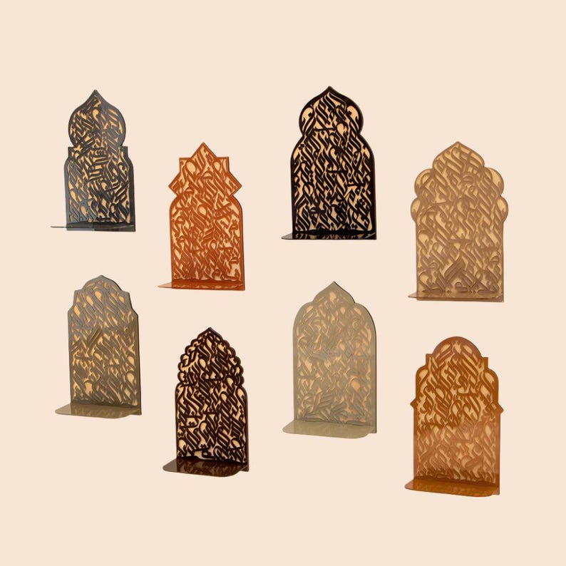 PREORDER 8 Virtues of Jannah Arabic Calligraphy Illuminating Art ...